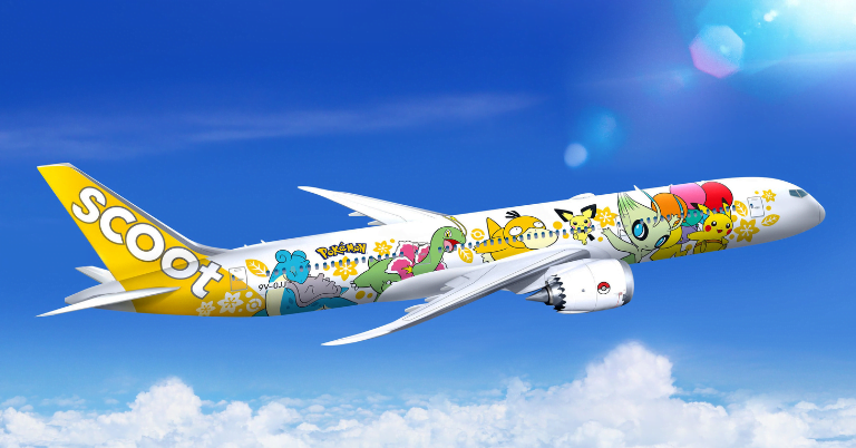 Scoot Launches Pikachu Jet & Pokemon-Themed Flight