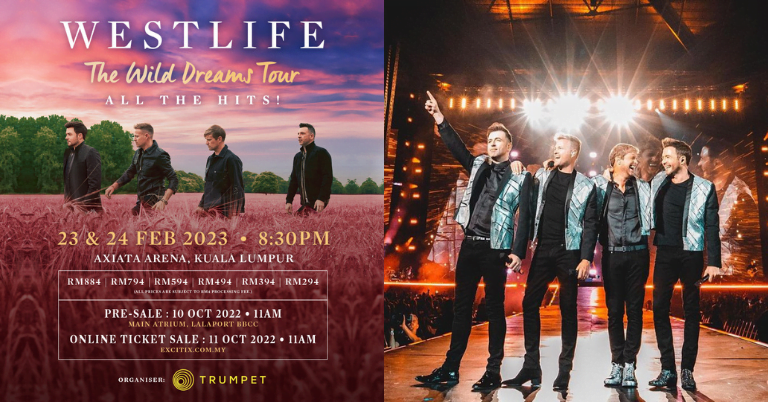 Book Westlife The Wild Dreams Tour In Malaysia - Tickets & Pricing