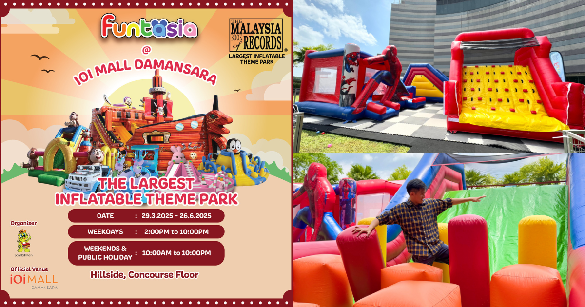Experience Bouncing Fun At Funtasia @ IOI Mall Damansara